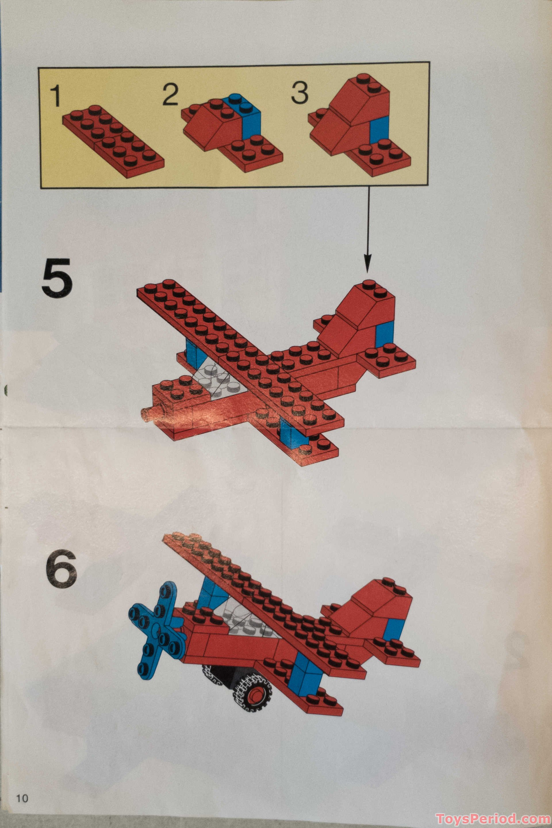 LEGO 1878 Small Bucket Instructions and Parts List