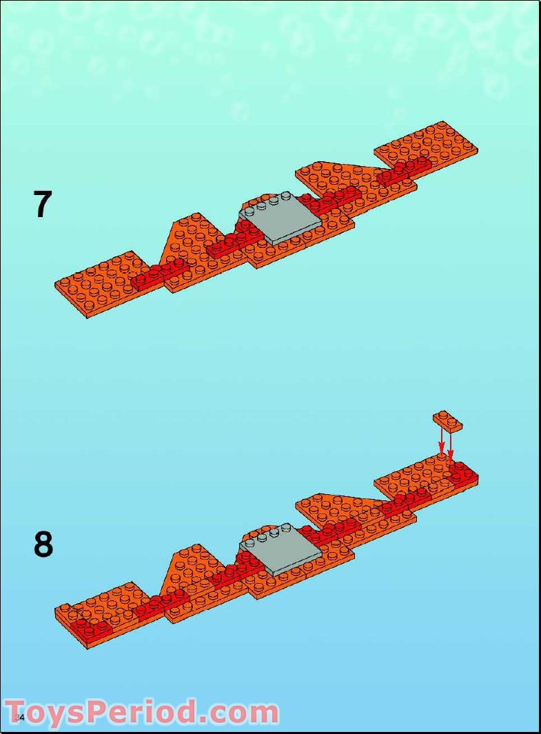 LEGO 3827 Adventures in Bikini Bottom Instructions and Parts List