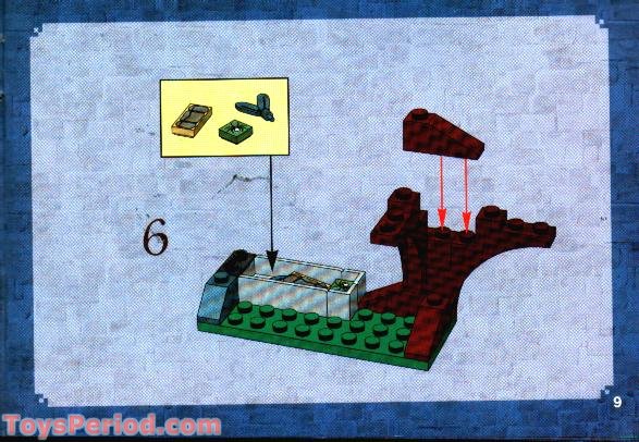 LEGO 4750 Draco's Encounter with Buckbeak Instructions and Parts List