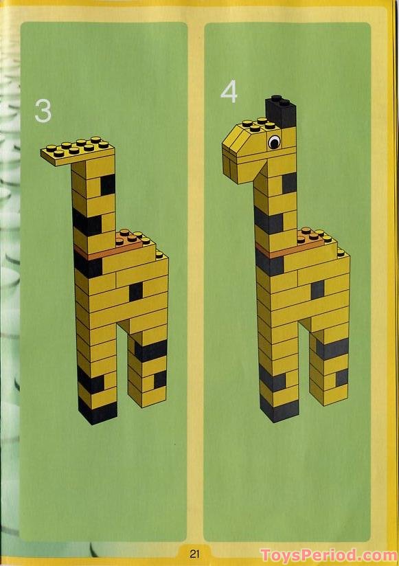 LEGO 4496-1 Fun with Building Tub Instructions and Parts List