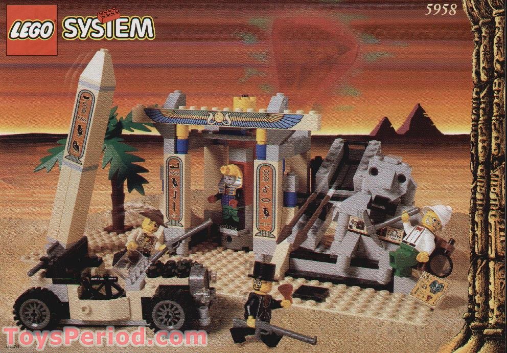 LEGO 5958 Mummy's Tomb Instructions and Parts List