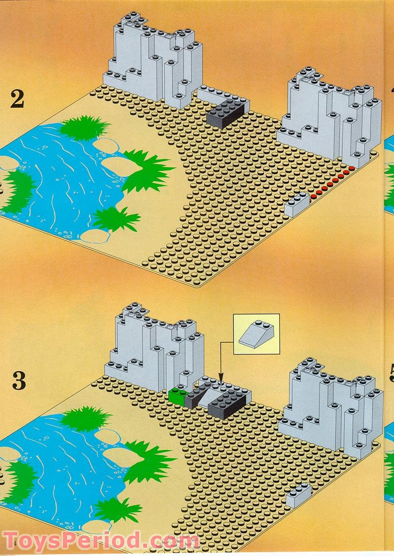 LEGO 6748 Boulder Cliff Canyon Instructions and Parts List