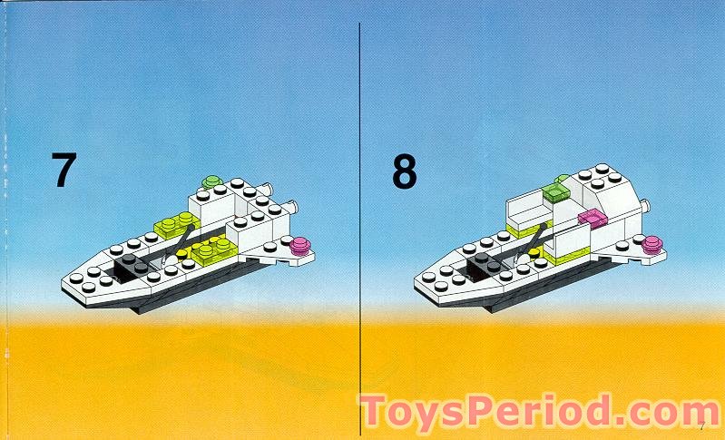 LEGO 6455 Space Simulation Station Instructions and Parts List