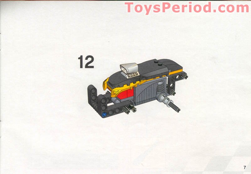 LEGO 8648 Buzz Saw Instructions and Parts List