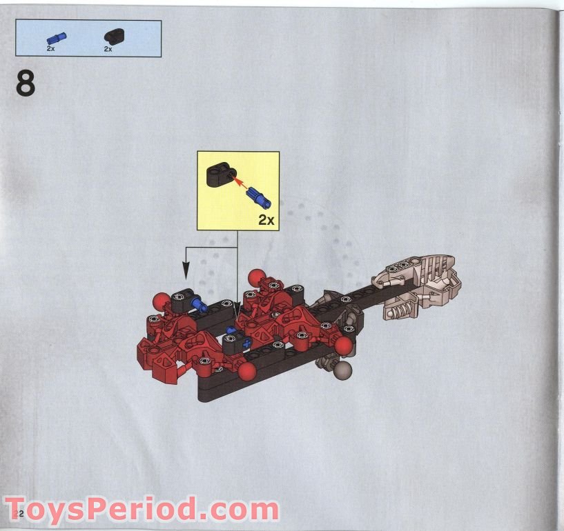 LEGO 8764 Vezon and Fenrakk Instructions and Parts List