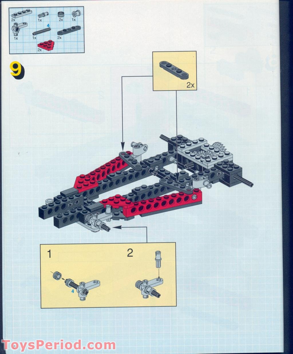 LEGO 8829 Dune Blaster Instructions and Parts List