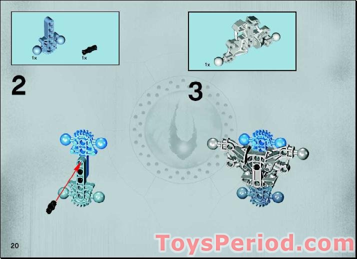 LEGO 8902 Vezok Instructions and Parts List