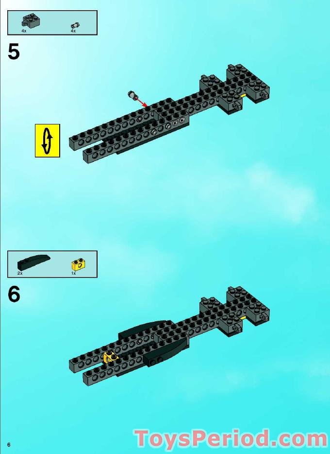 LEGO 8107 Fight for the Golden Tower Instructions and Parts List