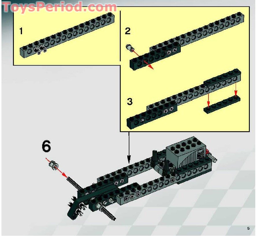 LEGO 8141 Off Road Power Instructions and Parts List