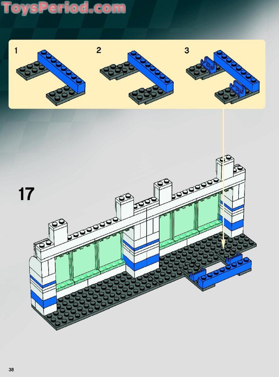 LEGO 8154 Brick Street Customs Instructions and Parts List