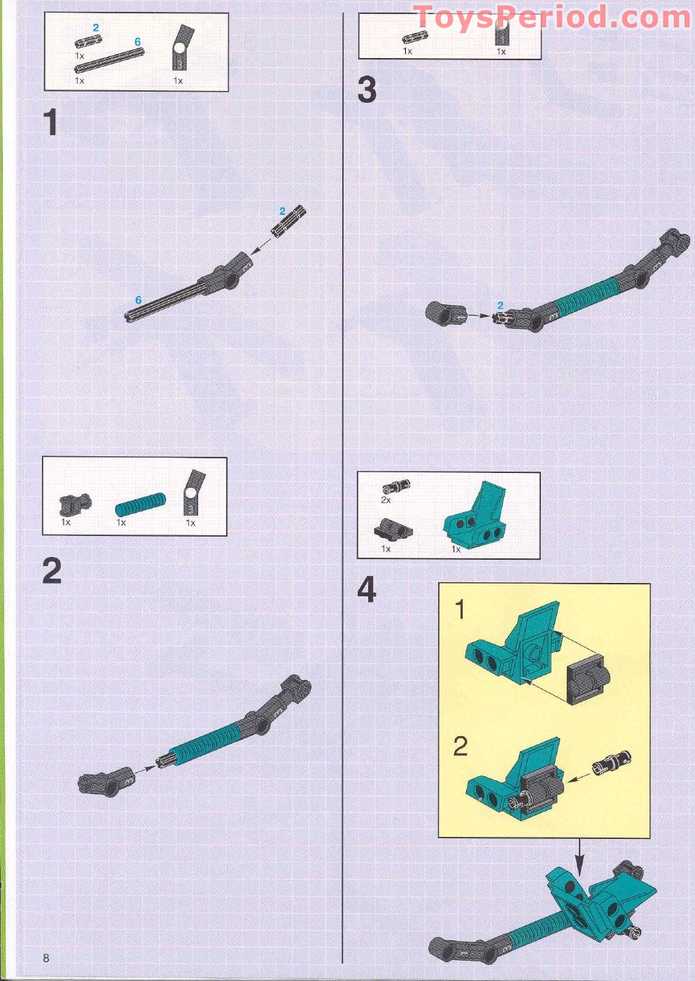 LEGO 8266 Super Challenge Instructions and Parts List