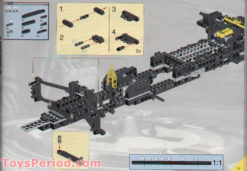 LEGO 8458 Silver Champion Racer Instructions and Parts List