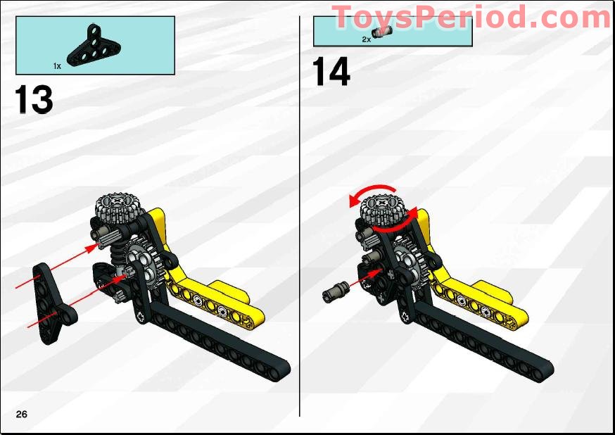 LEGO 8451 Dumper Instructions and Parts List
