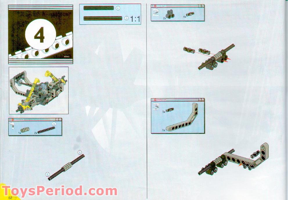 LEGO 8466 4x4 Off Roader Instructions and Parts List