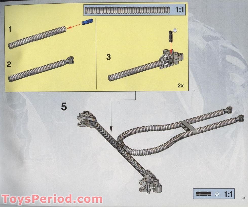LEGO 8596 Takanuva Instructions and Parts List