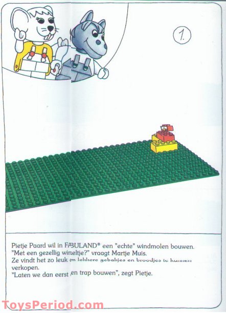 LEGO 3679 Mill with Shop Instructions and Parts List