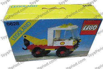 LEGO 6628-1 Shell Tow Truck Instructions and Parts List