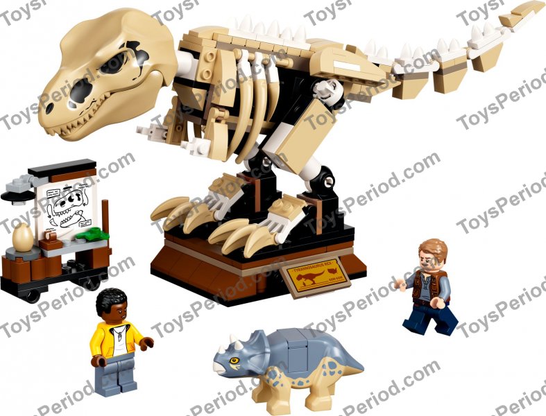 LEGO 76940 T. rex Dinosaur Fossil Exhibition Set Parts List