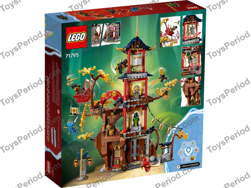 LEGO 71795 Temple of the Dragon Energy Cores Set Parts List