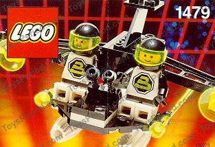 LEGO 1479 2-Pilot Craft Instructions and Parts List