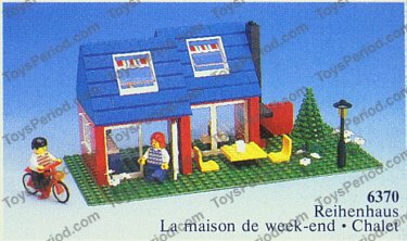 LEGO 6370 Weekend Home Instructions and Parts List