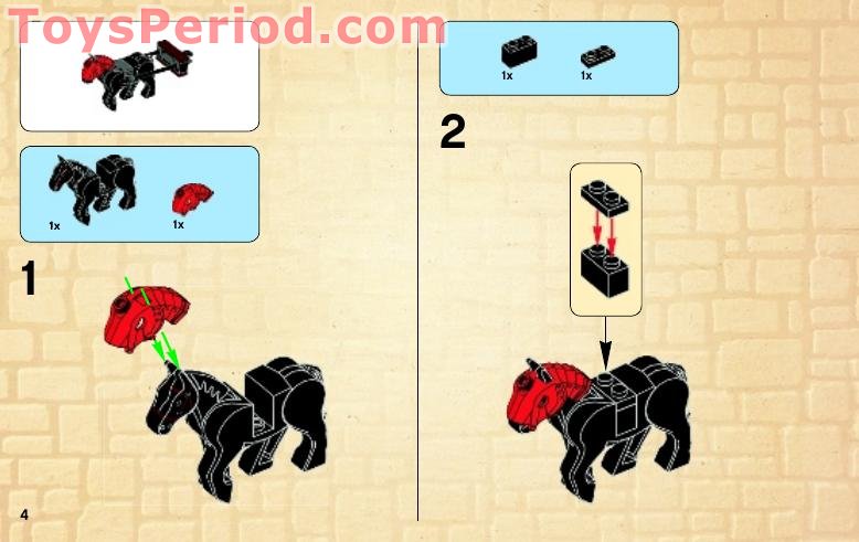 LEGO 70401 Gold Getaway Instructions and Parts List