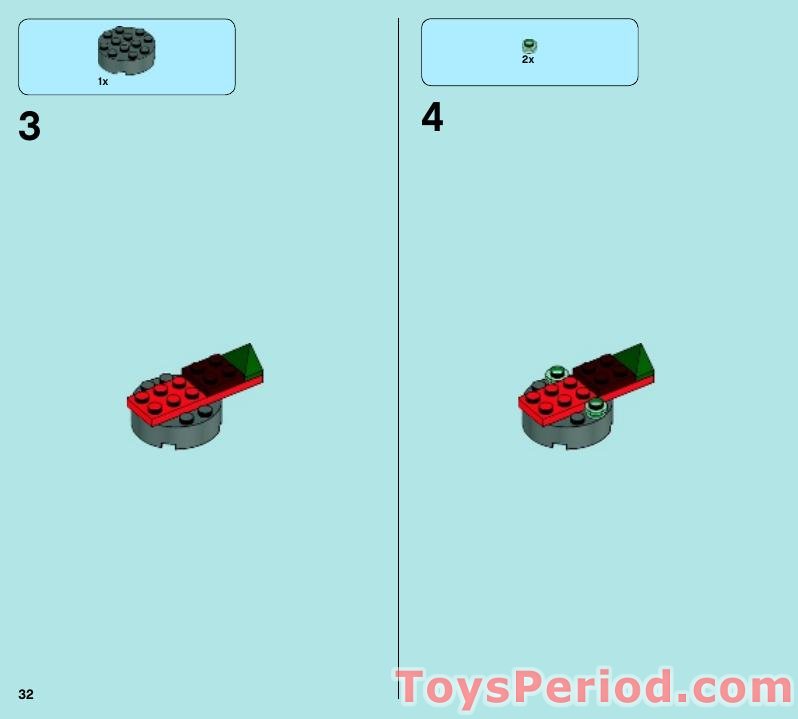 LEGO 70006 Cragger's Command Ship Instructions and Parts List