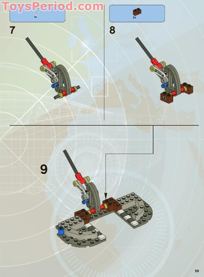 LEGO 8487 Flo's V8 Cafe Instructions and Parts List