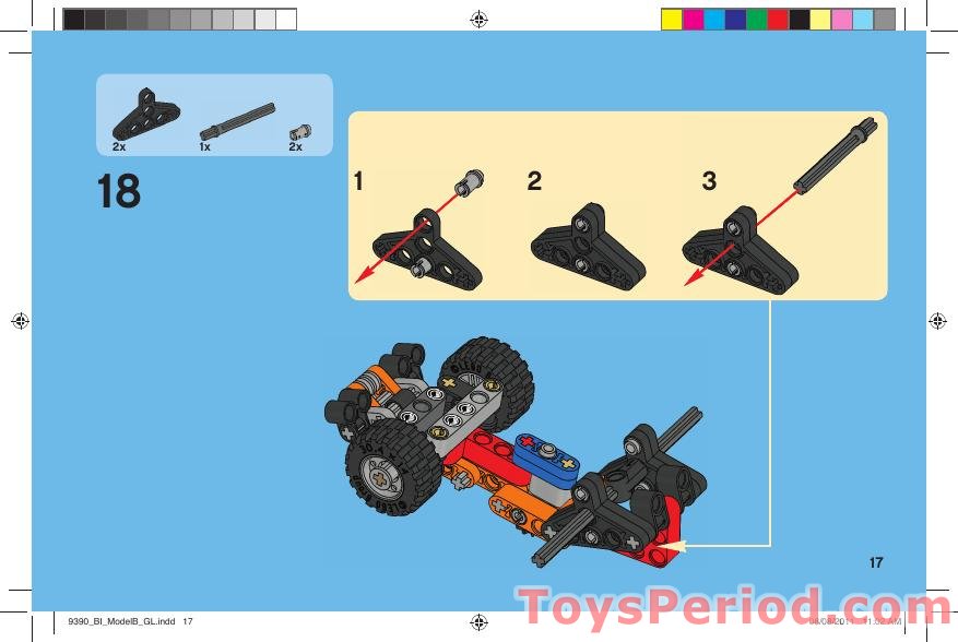 LEGO 9390 Mini Tow Truck Instructions and Parts List