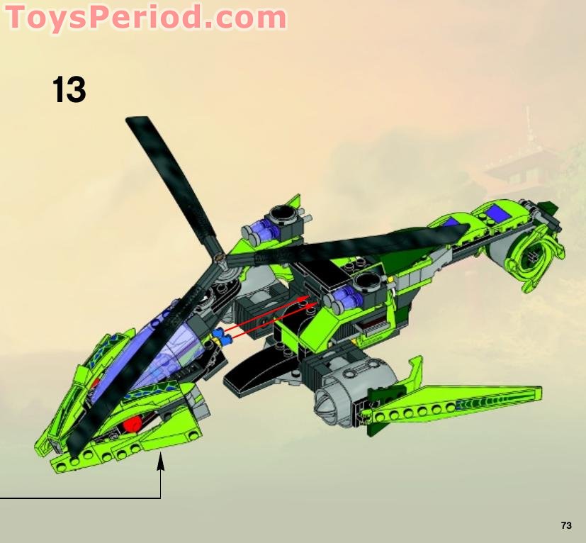 LEGO 9443 Rattlecopter Instructions and Parts List