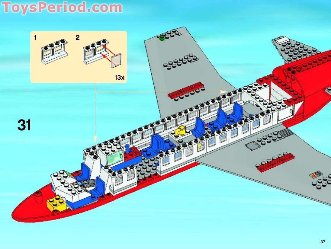 LEGO 3182 Airport Instructions and Parts List
