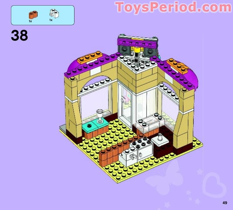 LEGO 41006 Downtown Bakery Instructions and Parts List