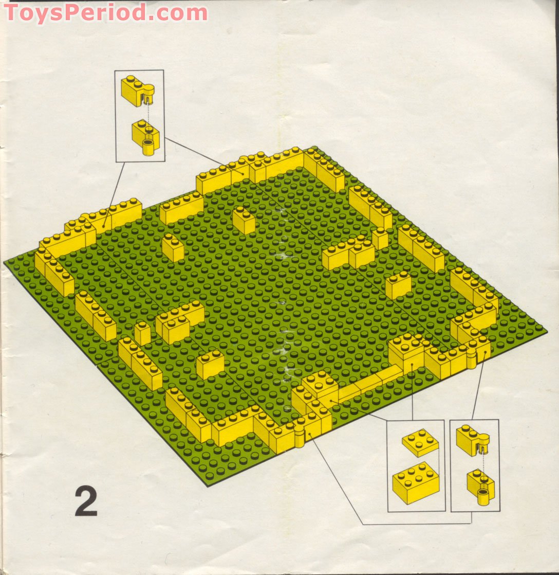 LEGO 375-2 Castle Instructions and Parts List