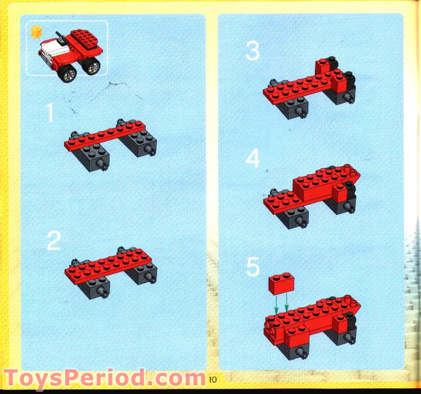 LEGO 4883 Gear Grinders Instructions and Parts List