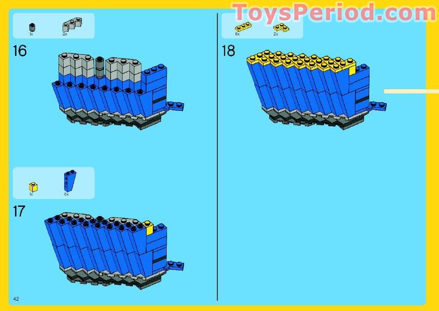 LEGO 4997 Transport Ferry Instructions and Parts List