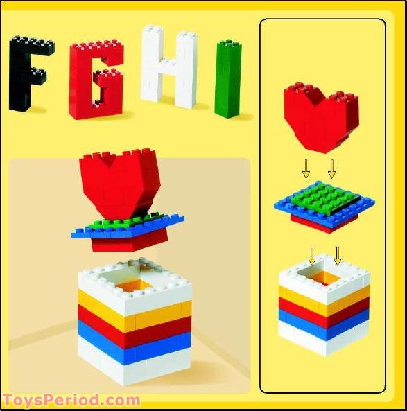 LEGO 4028 World of Bricks Blue Bucket Instructions and Parts List