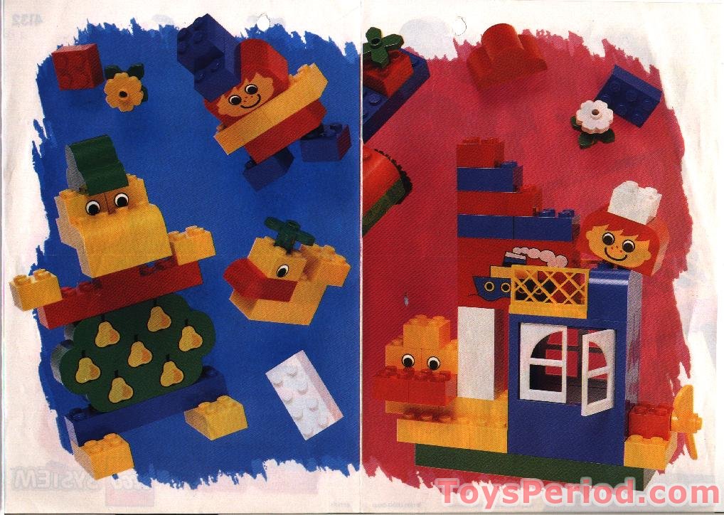 LEGO 4132 Freestyle Building Set, 3 Plus Instructions and Parts List