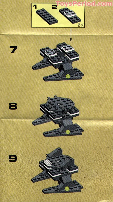 LEGO 6878 Sub Orbital Guardian Instructions and Parts List