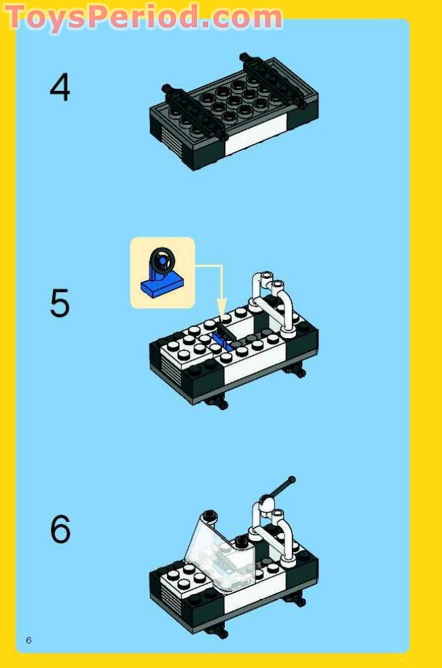 LEGO 6164 LEGO Rescue Building Set Instructions and Parts List