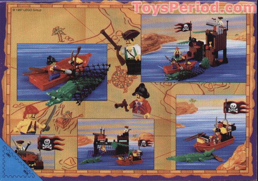 LEGO 6249 Pirates Ambush Instructions and Parts List