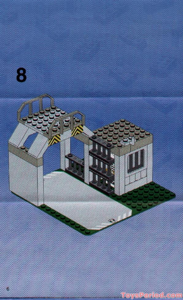LEGO 6332 Command Post Central Instructions and Parts List