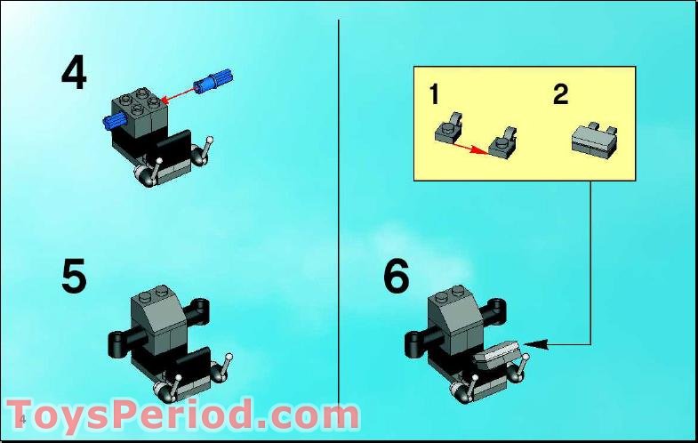 LEGO 7708 Uplink Instructions and Parts List