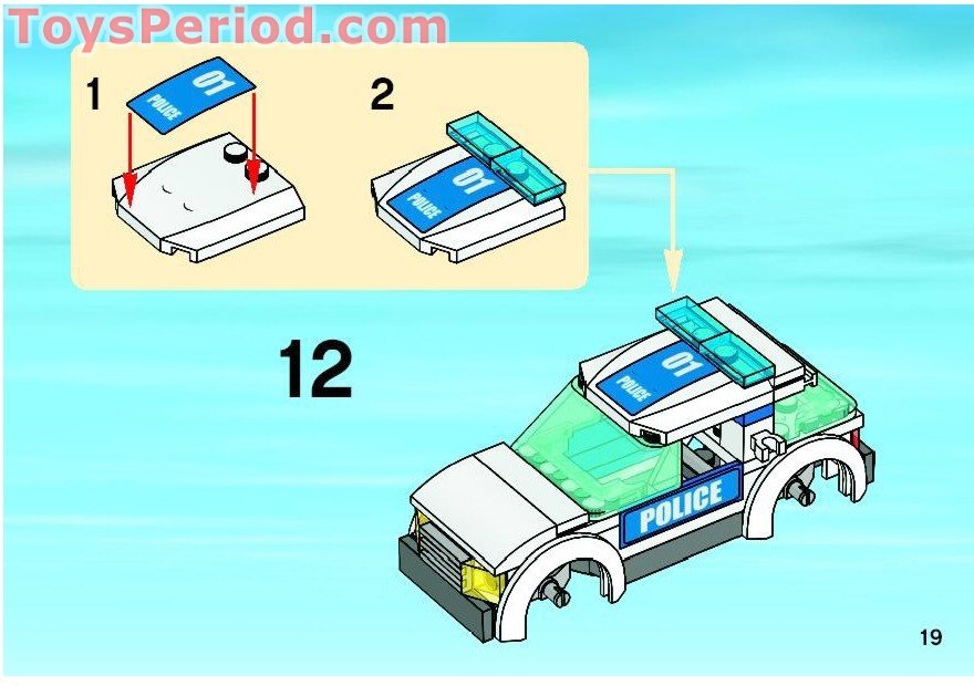 LEGO 7744 Police Headquarters Instructions and Parts List