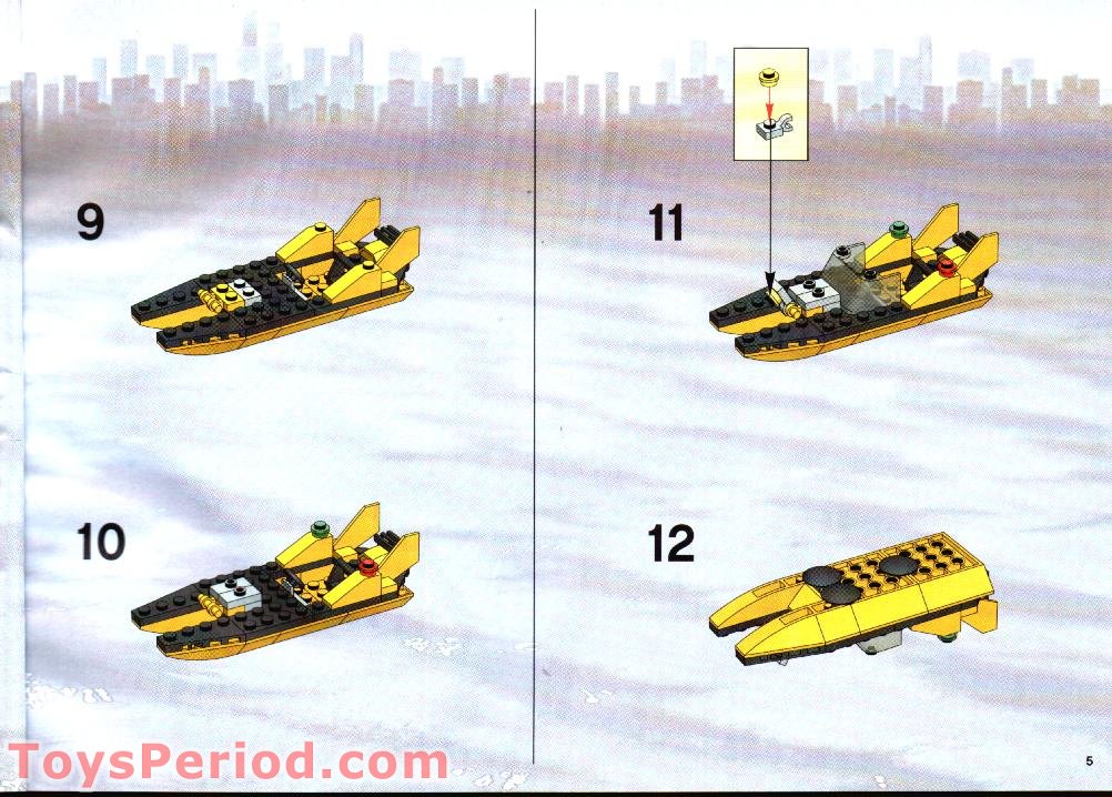 LEGO 7047 Coast Watch Hq Instructions and Parts List