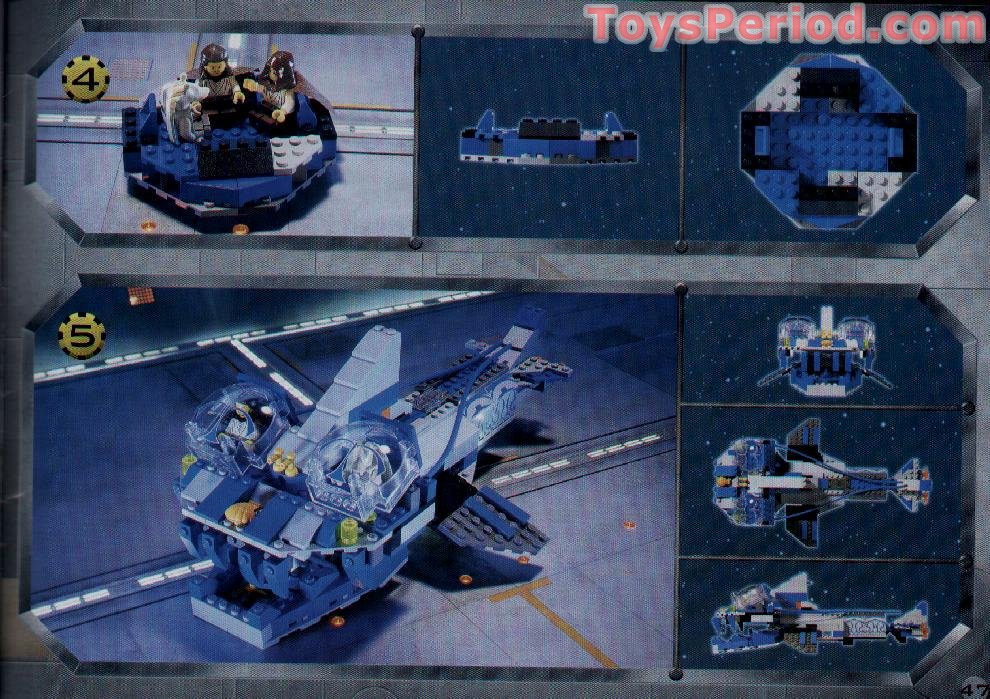 LEGO 7161 Gungan Sub Instructions and Parts List