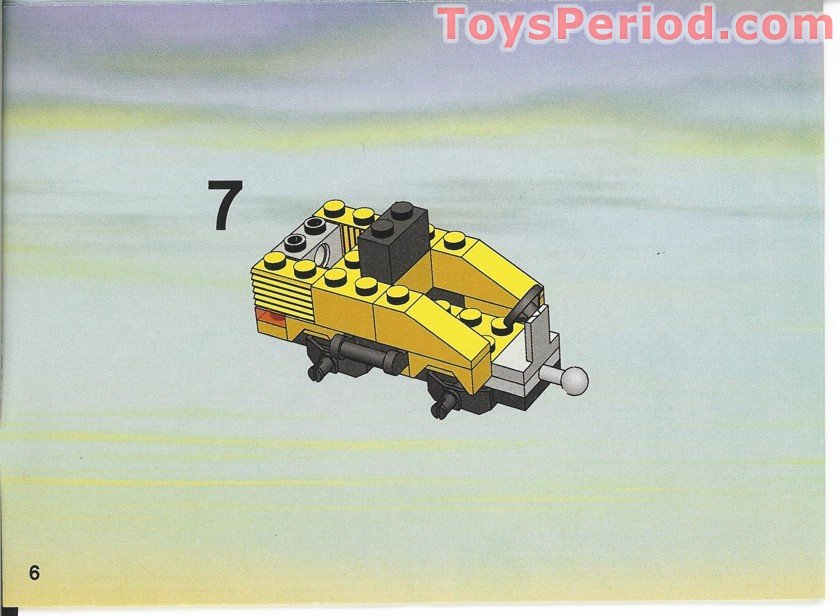 LEGO 7242 Street Sweeper Instructions and Parts List