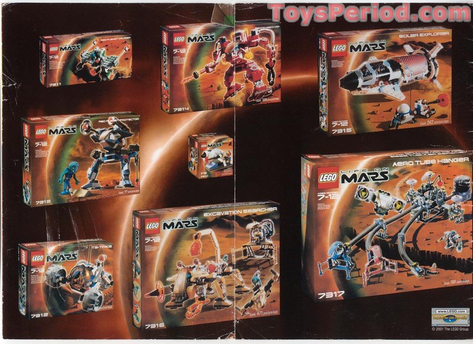 LEGO 7315 Solar Explorer Instructions and Parts List