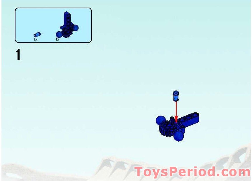 LEGO 8982 Strakk Instructions and Parts List