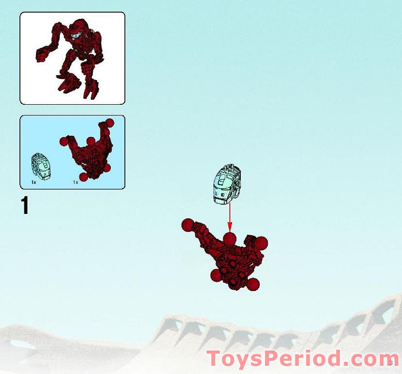 LEGO 8992 Cendox V1 Instructions and Parts List