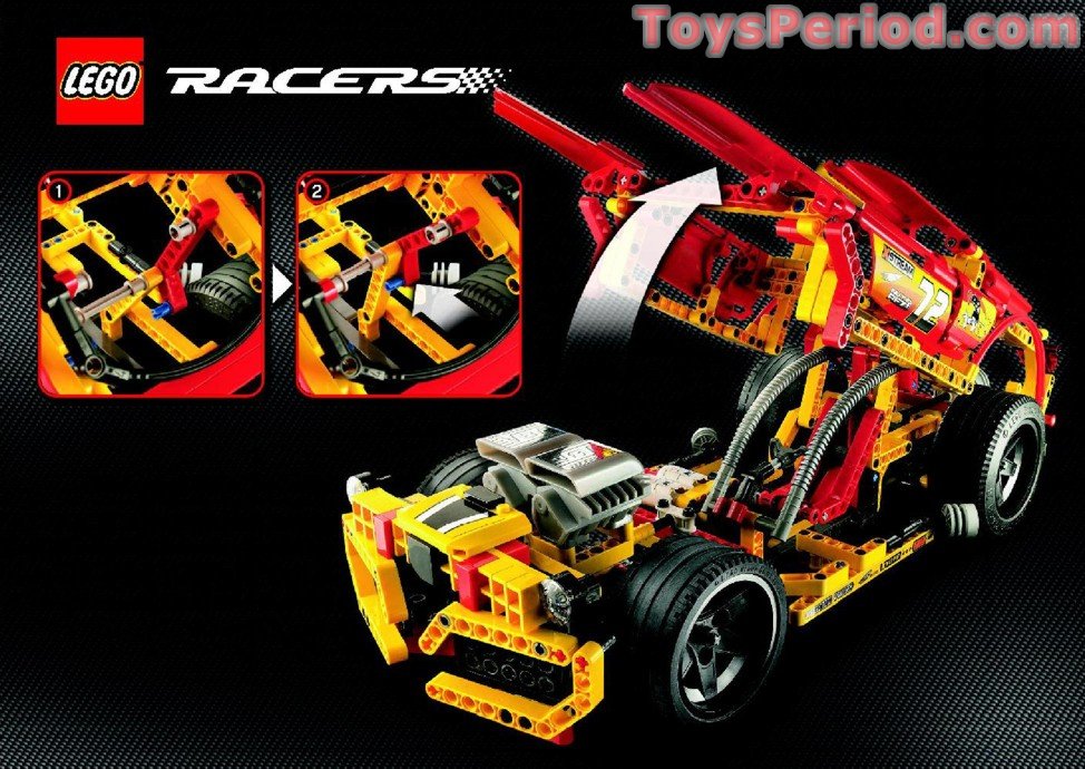 LEGO 8146 Nitro Muscle Instructions and Parts List